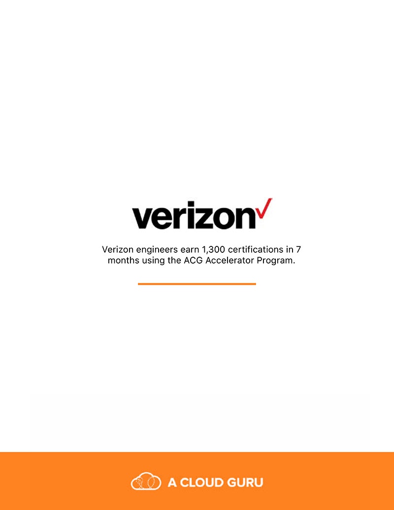 Verizon Case Study | A Cloud Guru